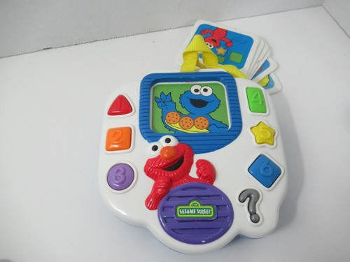 Tyco Sesame Street Elmo question quiz learning toy 1999 vintage numbers ...