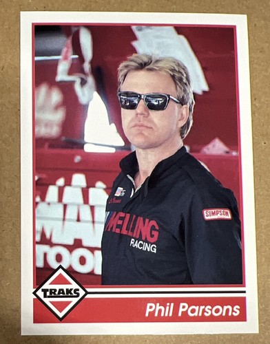 Phil Parsons 1992 Traks # 9 melling racing NASCAR MOTORSPORTS TRADING ...