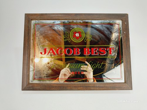 Vintage Jacob Best Premium Light Beer Lighted Mirror Sign | eBay