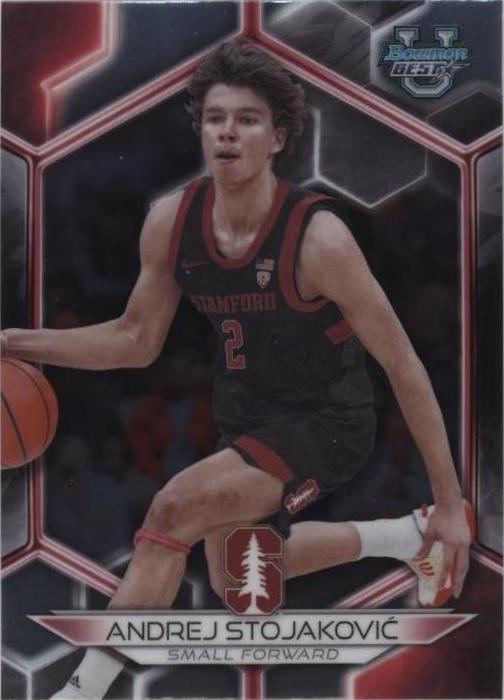 2023-24 Bowman University Best - #79 Andrej Stojakovic (RC) for sale ...