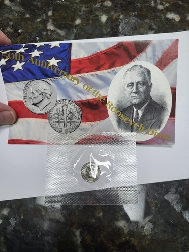 1996 W West Point Roosevelt Dime Original Government package and ...