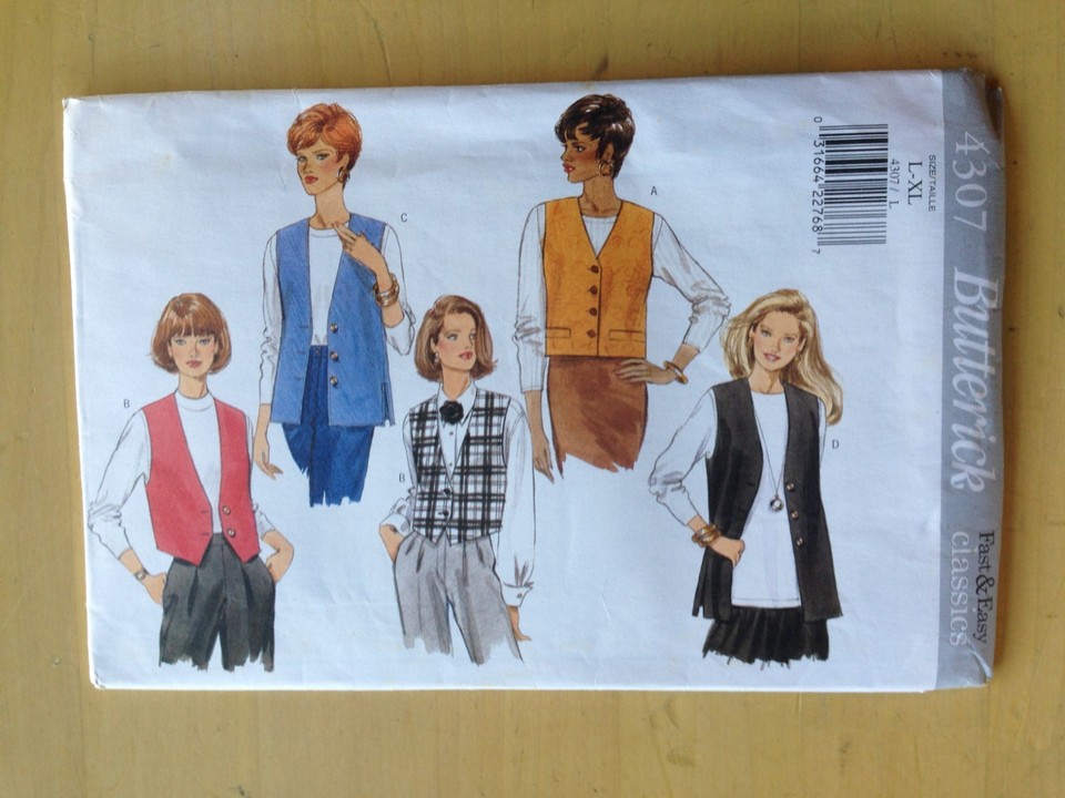 1990's Butterick Sewing Pattern, Uncut, 3000-4000, Choose Your Style | eBay