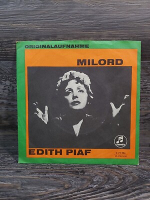 Edith Piaf - Milord (7", Single) | eBay
