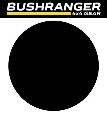 Bushranger Caravan Spare Wheel Cover 600mm-660mm Plain Black Easy Fit ...