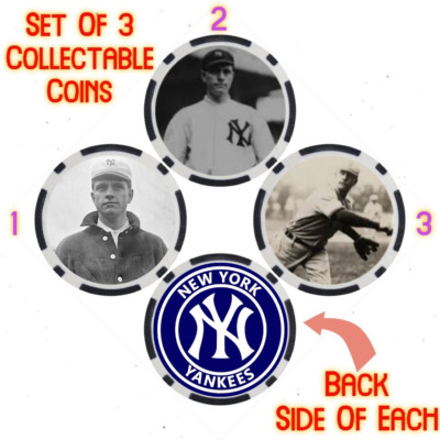RUSS FORD - LEGENDARY YANKEES BASEBALL PLAYER - COLLECTABLE COIN SET | eBay