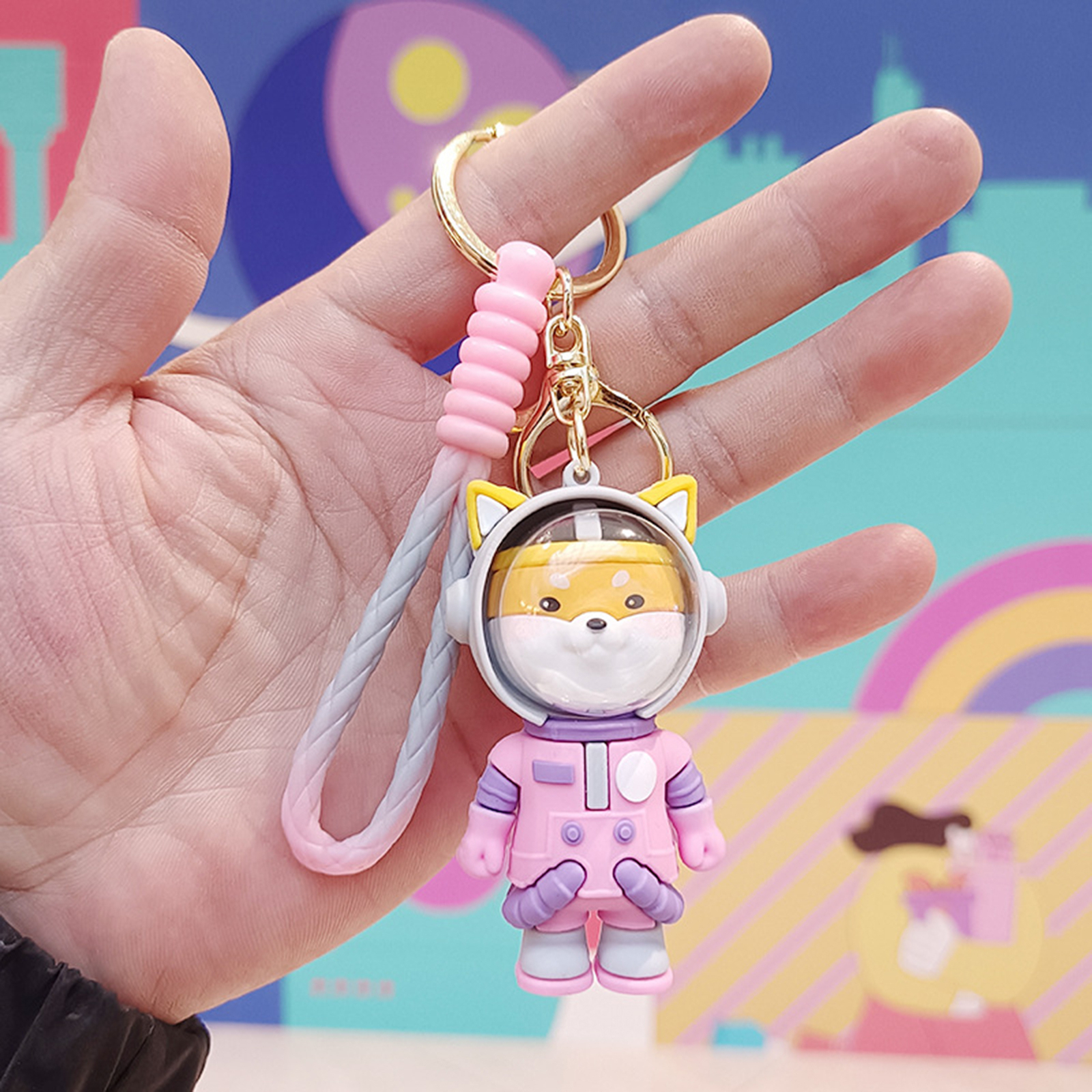 Car Key Ring Cartoon Bag Decor Space Aerospace Animal Doll Key Chain | eBay