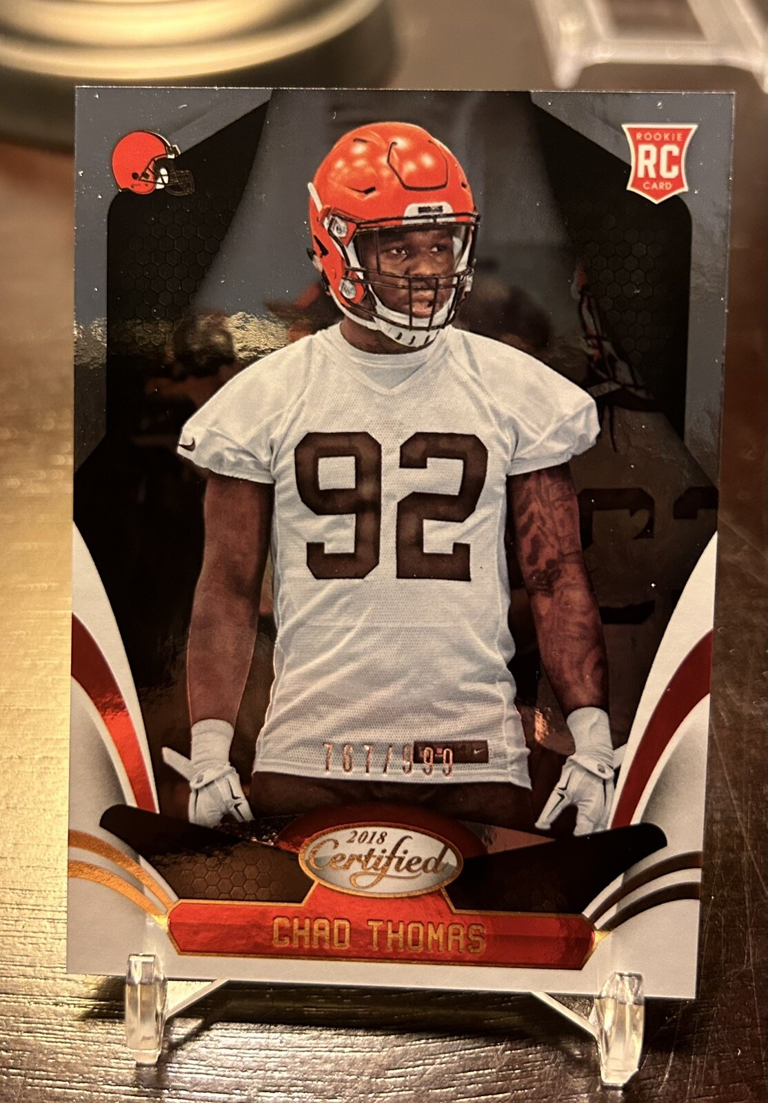 2018 Panini Certified - Rookies Mirror #193 Chad Thomas /499 (RC) for ...