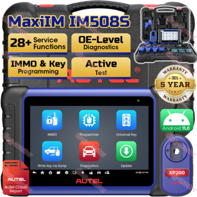Autel MaxiIM IM508S Online Car Programming Full System Scanner Upgraded ...