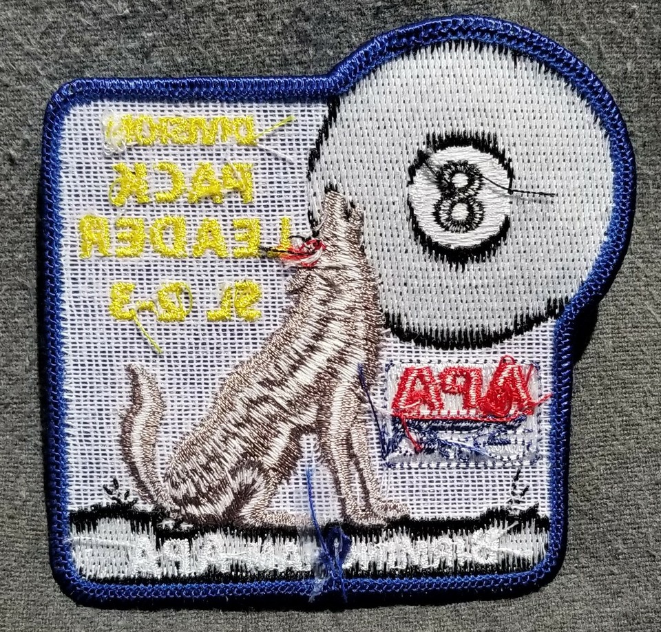 LMH Patch APA PACK LEADER 8 Ball Pool Players Award SL 2-3 Skill Level ...