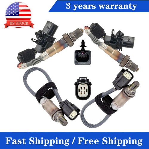 4PCS Oxygen Sensor Up+Down For 2012-2016 Ford F-250 F-350 Super Duty 6 ...