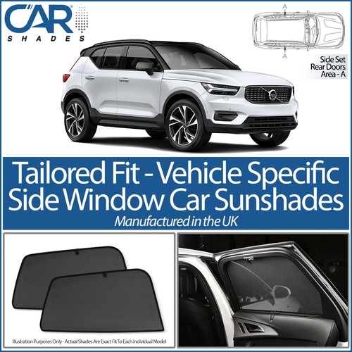Volvo XC40 5dr Hatchback 2018> CAR SHADES UK TAILORED UV SIDE WINDOW ...
