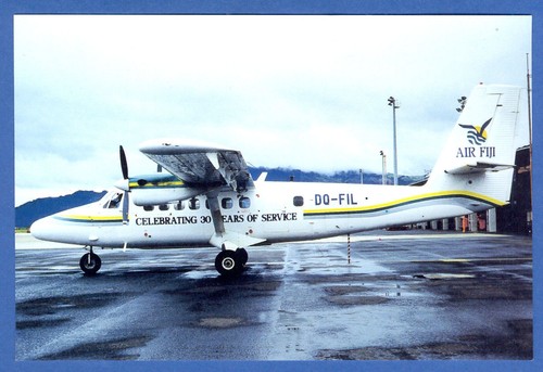 Air Fiji Airlines DHC-6 Twin Otter 200 Postcard | eBay