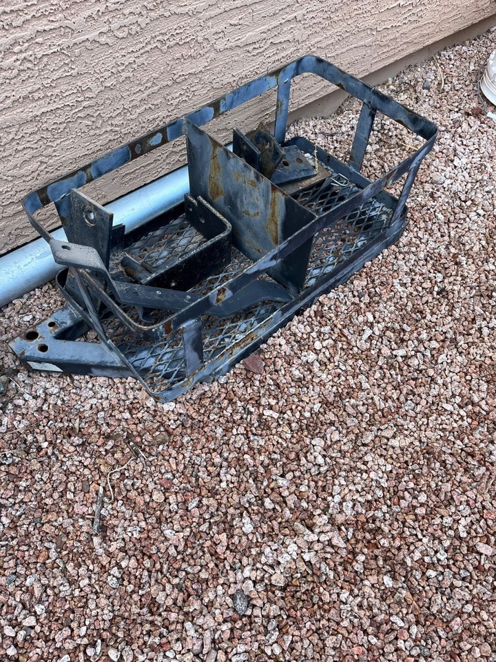HMMWV military Humvee gypsy rack, rear bumper mount, jerry can holder ...