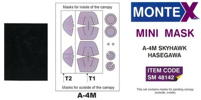 Montex 1/48 DOUGLAS A-4M SKYHAWK CANOPY PAINT MASK Hasegawa | eBay