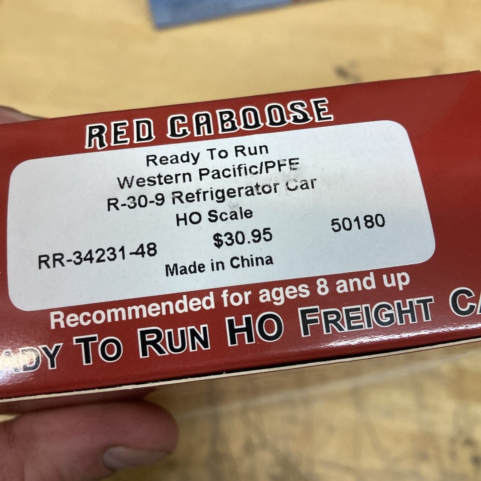 Red Caboose RR-34231-16 HO Scale Western Pacific Refrigerator Car LN/Box #50180 | eBay
