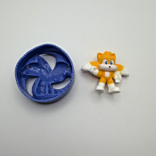 2024 Tails Blue & Shadow Red Roller 2 McDONALD'S SONIC 3 Hedgehog HAPPY ...