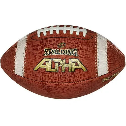 Spalding Alpha Football Pure Leather Game Ball Top of the Line Adult or ...