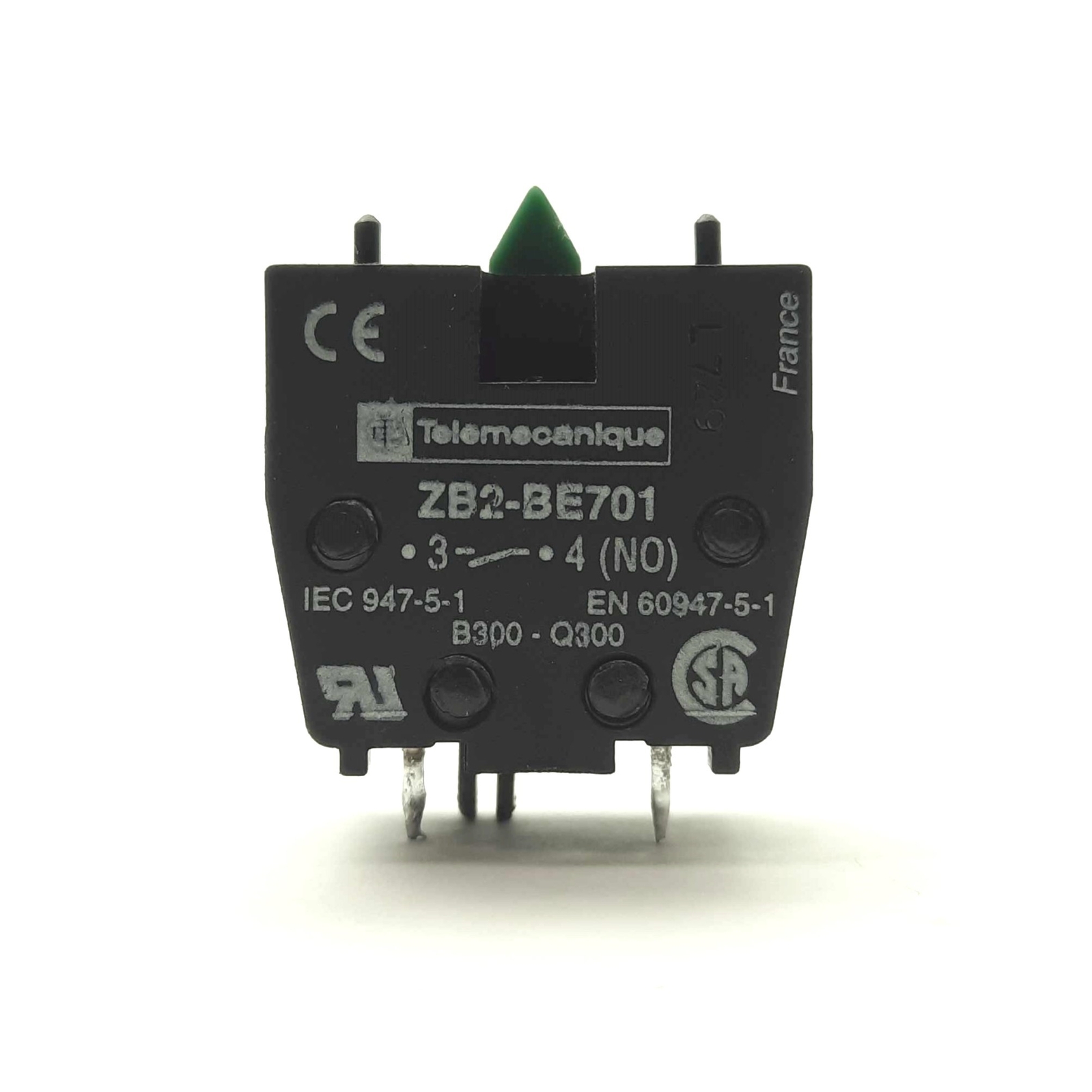 Telemecanique ZB2-BE701 Through-Hole Pushbutton Contact Block SPST NO 300V 5A | eBay