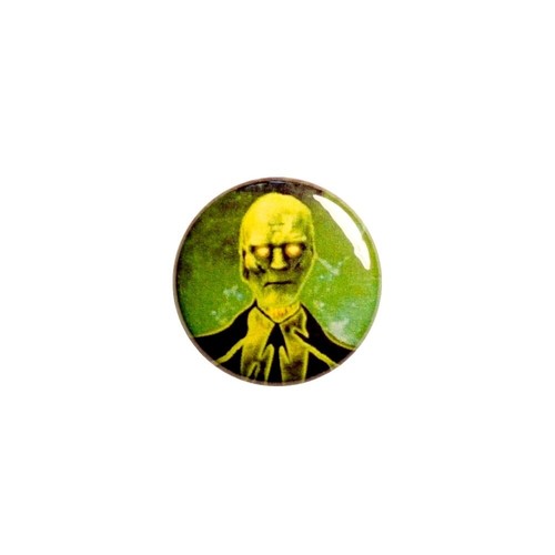 Cool Green Zombie Guy Pin Button for Jackets or Backpacks Creepy Weird ...