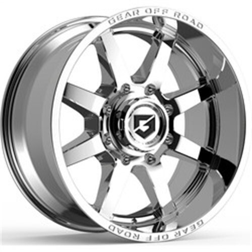 1 New 20X10 Gear Off Road 762C Pivot Chrome 8x170 ET-19 wheel/rim | eBay