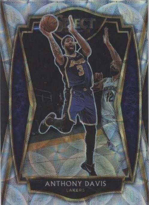 2020-21 Panini Select - Premier Level Anthony Davis #155 Scope Prizm ...