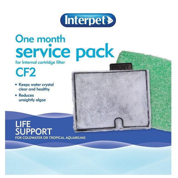 Interpet Cartridge Filter Service Pack Mini CF1 CF2 CF3 Aquarium Media ...