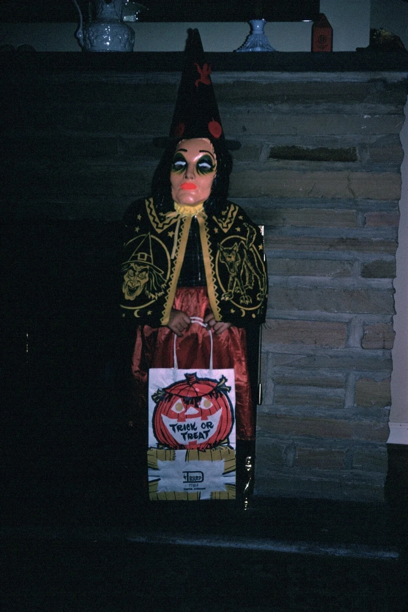 Vintage Halloween Witch Mask