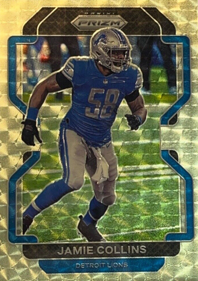 2021 Panini Prizm - Gold Vinyl Prizm #152 Jamie Collins /5 for sale ...