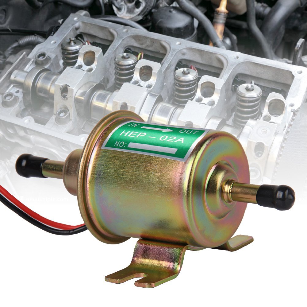 Universal Electric Inline Fuel Pump 12V Fits Lawn Mowers Small Engine ...