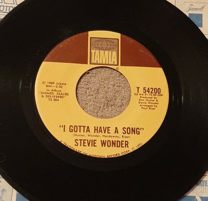 Stevie Wonder 45 Heaven Help Us All / I Gotta Have a Song 1970 Tamla T ...