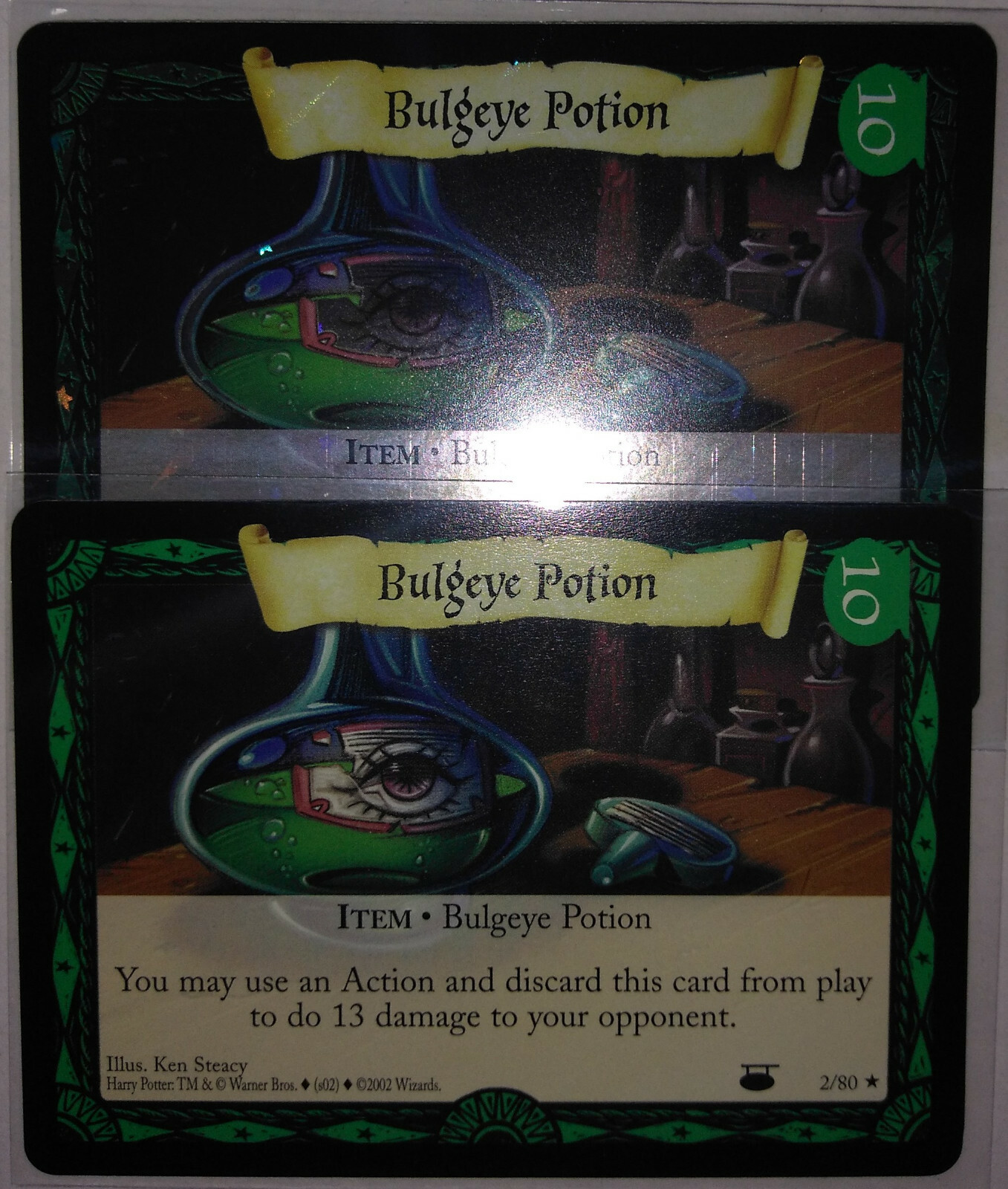 HARRY POTTER DIAGON ALLEY TCG CCG Bulgeye Potion 002 REG & FOIL LOT | eBay
