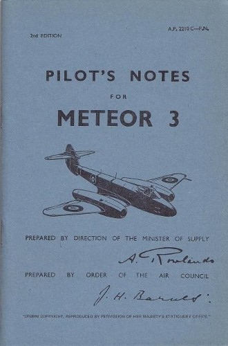 Meteor III Pilot's Notes (Paperback) Pilot's Notes (US IMPORT) | eBay ...