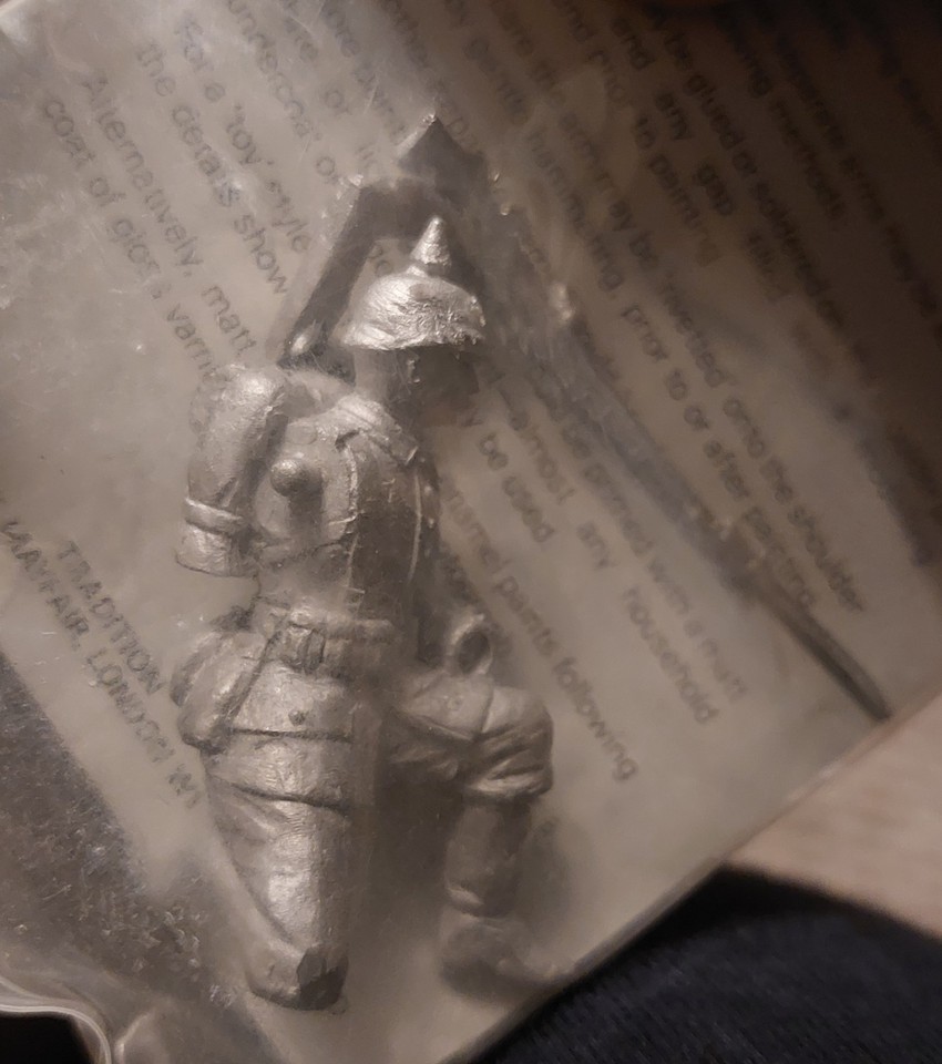 Unopened Tradition white metal 1/32 WW1 German Infantry toy soldier ...