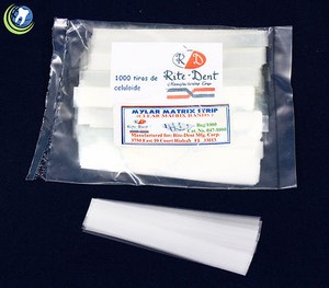 Dental Mylar Matrix Celluloid Clear Strips 3.66" L x 0.35" W x .001" D ...