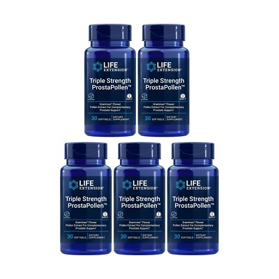 Life Extension Triple Strength Prosta Pollen – Prostate Health 30 ...