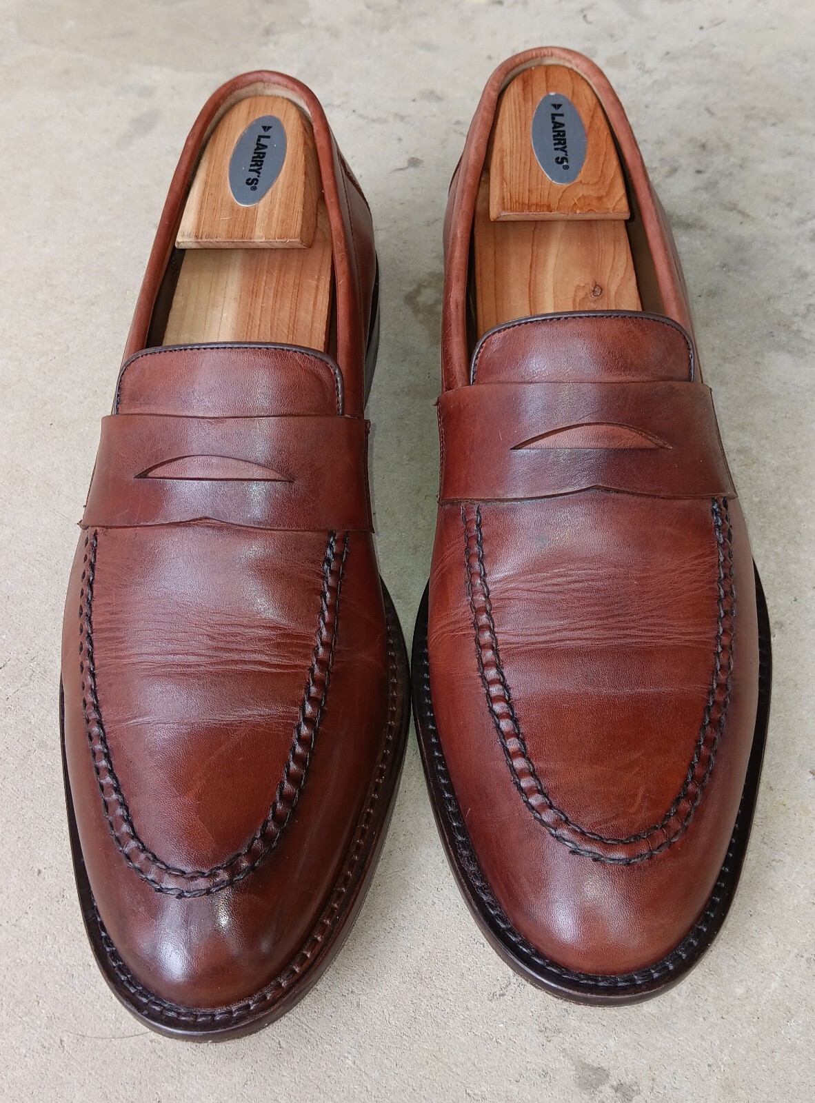 ALAN PAYNE 'Stadler' Mens Brown Handmade Loafers 10.5… - Gem