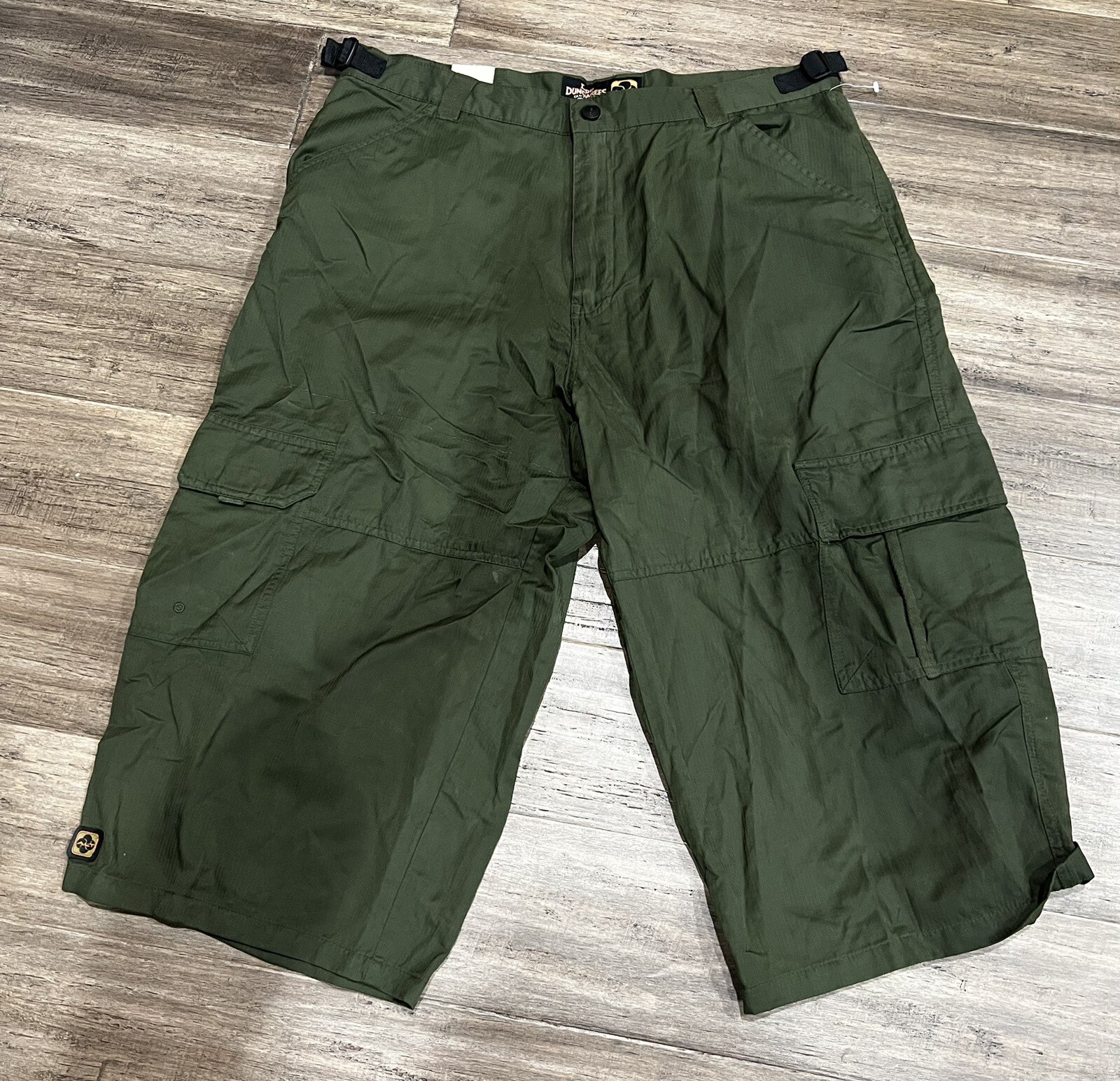 Vtg Lees Dungarees Alt Cargo Shorts Deadstock Size 34 - Gem