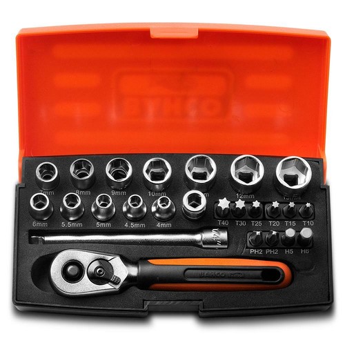 Bahco SL25 Mini Socket Wrench Set - 25 Piece for sale online | eBay