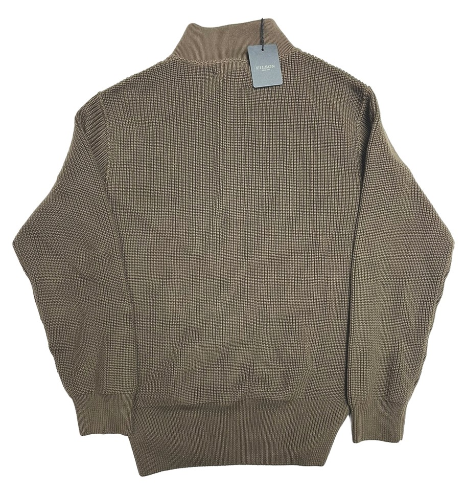 Filson Cotton Henley Guide Sweater 20154341 CC Olive Dark Army Green ...