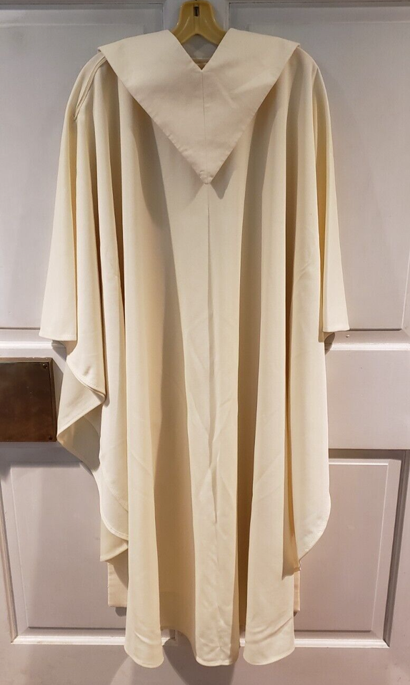 PRIEST CLERGY VESTMENT CHASUBLE & STOLE HOUSE OF HANSEN IVORY WHITE ...