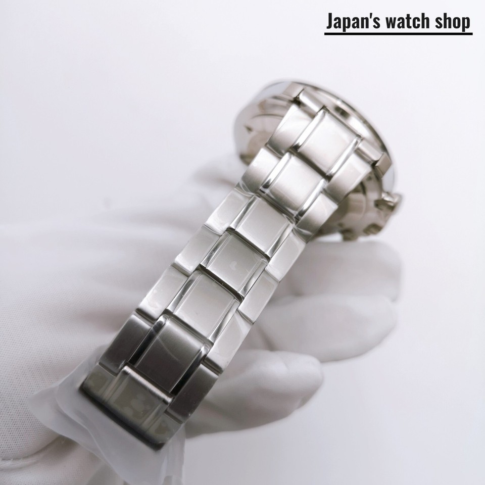 SEIKO Spirit SBTR027 Light Blue Stainless Chronograph Men`s Watch New ...