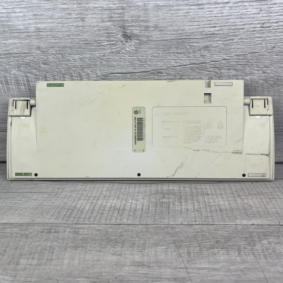 Vintage Apple M0487 Keyboard II White Wired QWERTY for Apple Macintosh ...