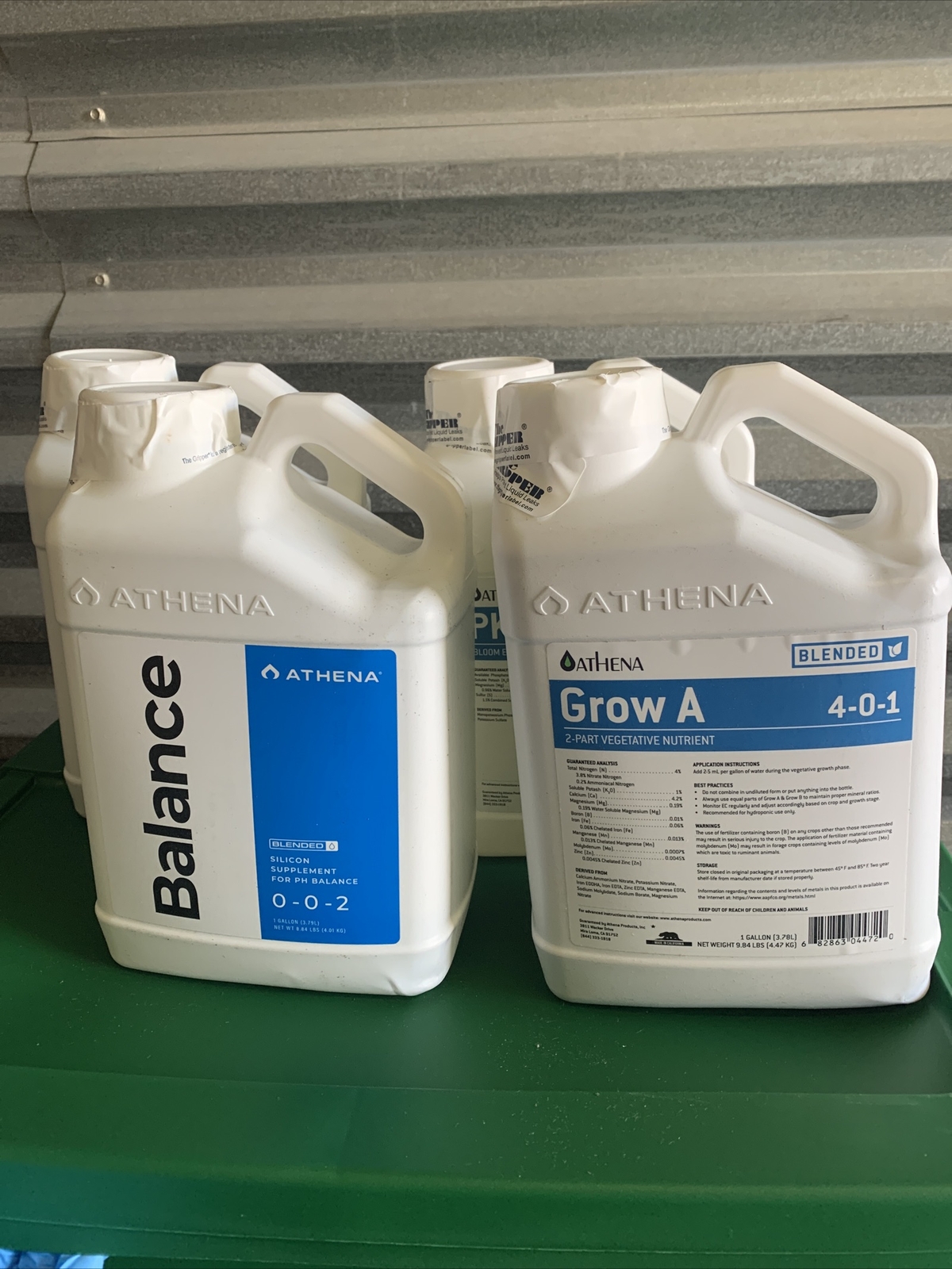 Athena Nutrients Blended Line Pack 1 Gallon Each Balance (0-0-2) -grow ...