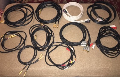 Lot Of 10 Hi-Resolution Component Audio Video Coaxial Cables Very Nice ...