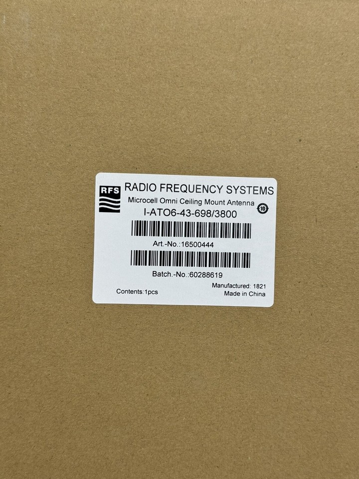 RADIO I-ATO6-43-698/3800 MICROCELL OMNI CELLING MOUNT ANTENNA | eBay