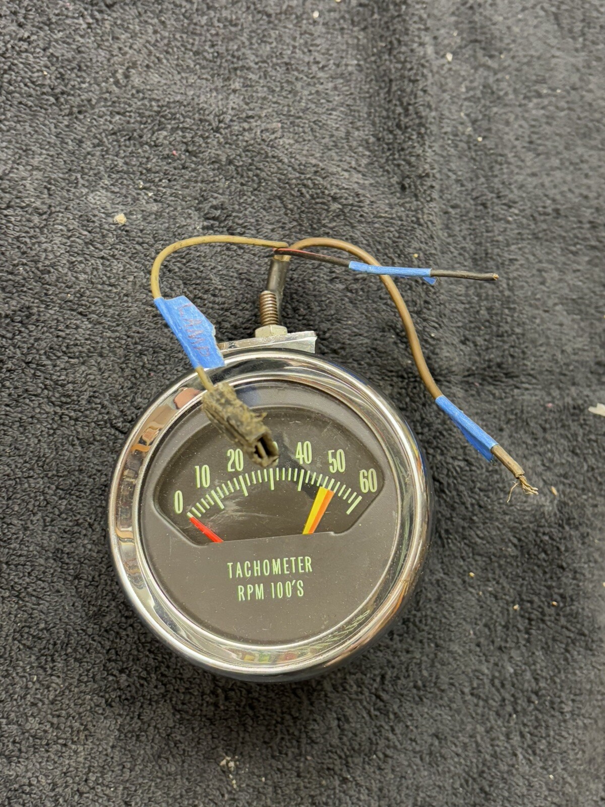 1966-1967 Chevrolet Chevelle Tachometer & Cup Set w/ 5000 RPM Red Line ...