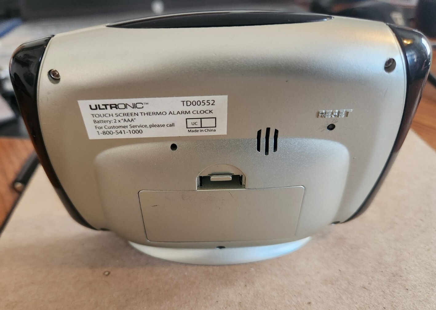 Ultronic Portable Touch Screen Thermo Alarm Clock TD00552 | eBay