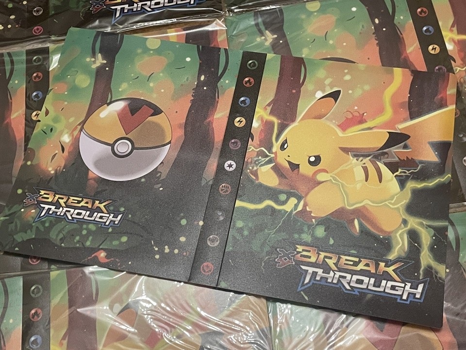A5 Pokémon TCG Pikachu Break Through NEW & Sealed Flexible Cover 240 ...