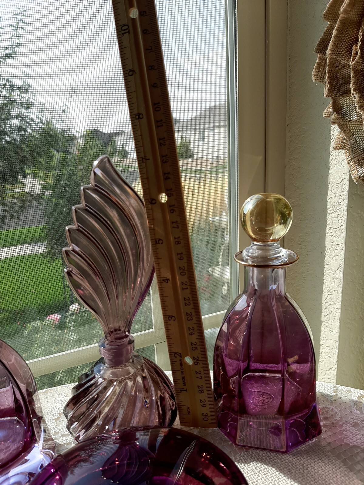 Vintage Purple Plum Perfume Vanity Set GORGEOUS BEAUTY, SPARKLING ...