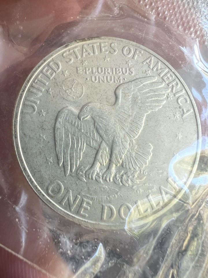 1971-S Eisenhower Uncirculated Silver Dollar Blue Pack - Blue Ike $1 ...